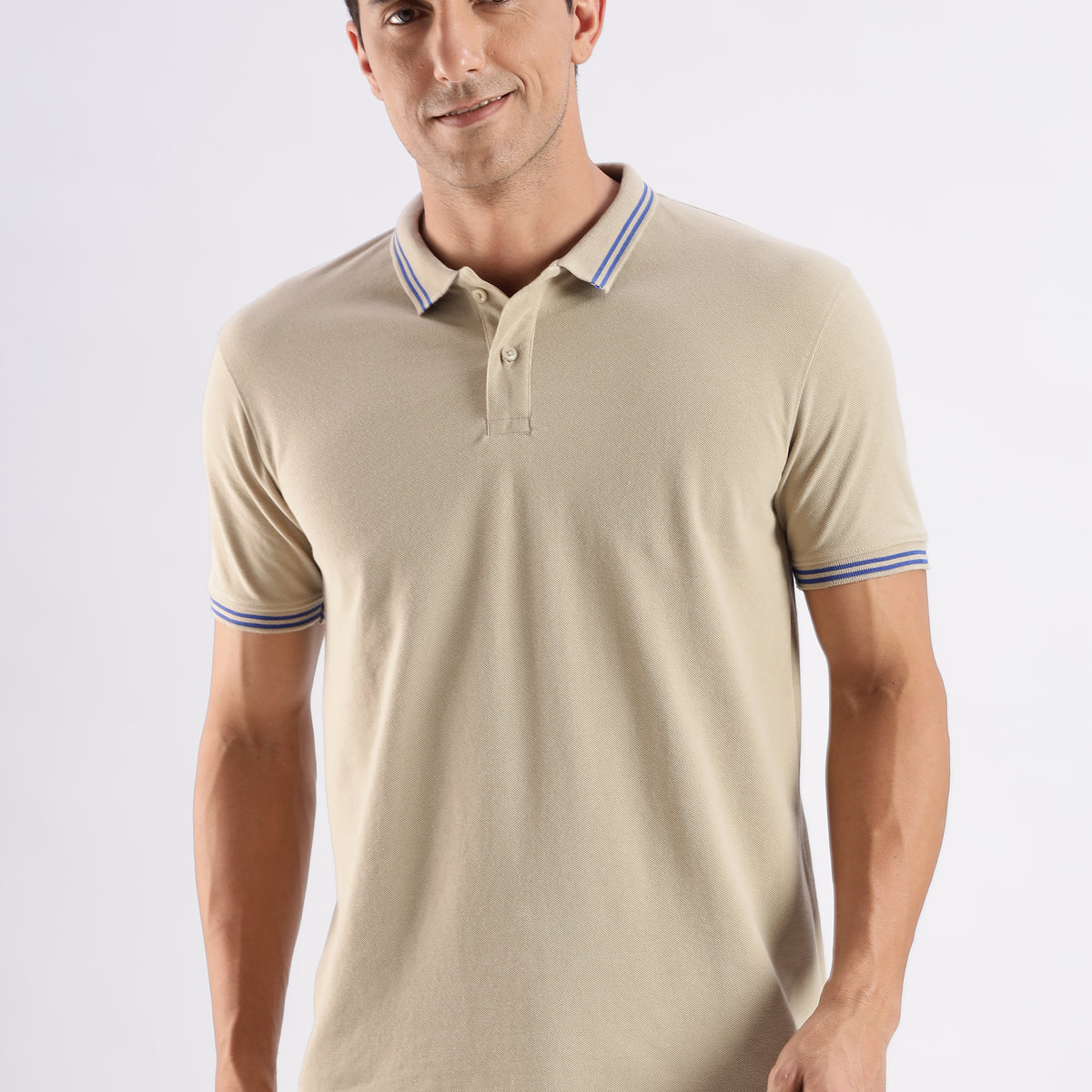 Ollie Dyer Cream Color Polo T-shirts
